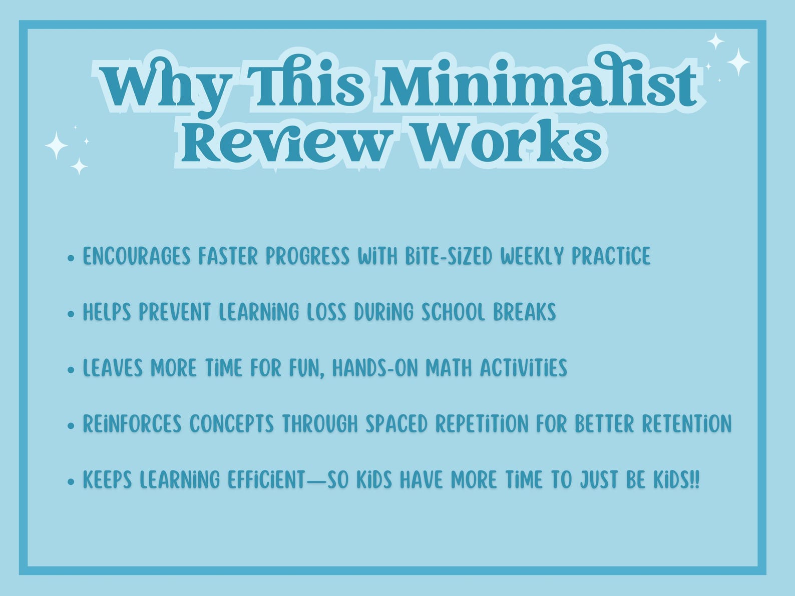 2nd Grade Minimalist Math Homeschool Curriculum Weekly Review ...