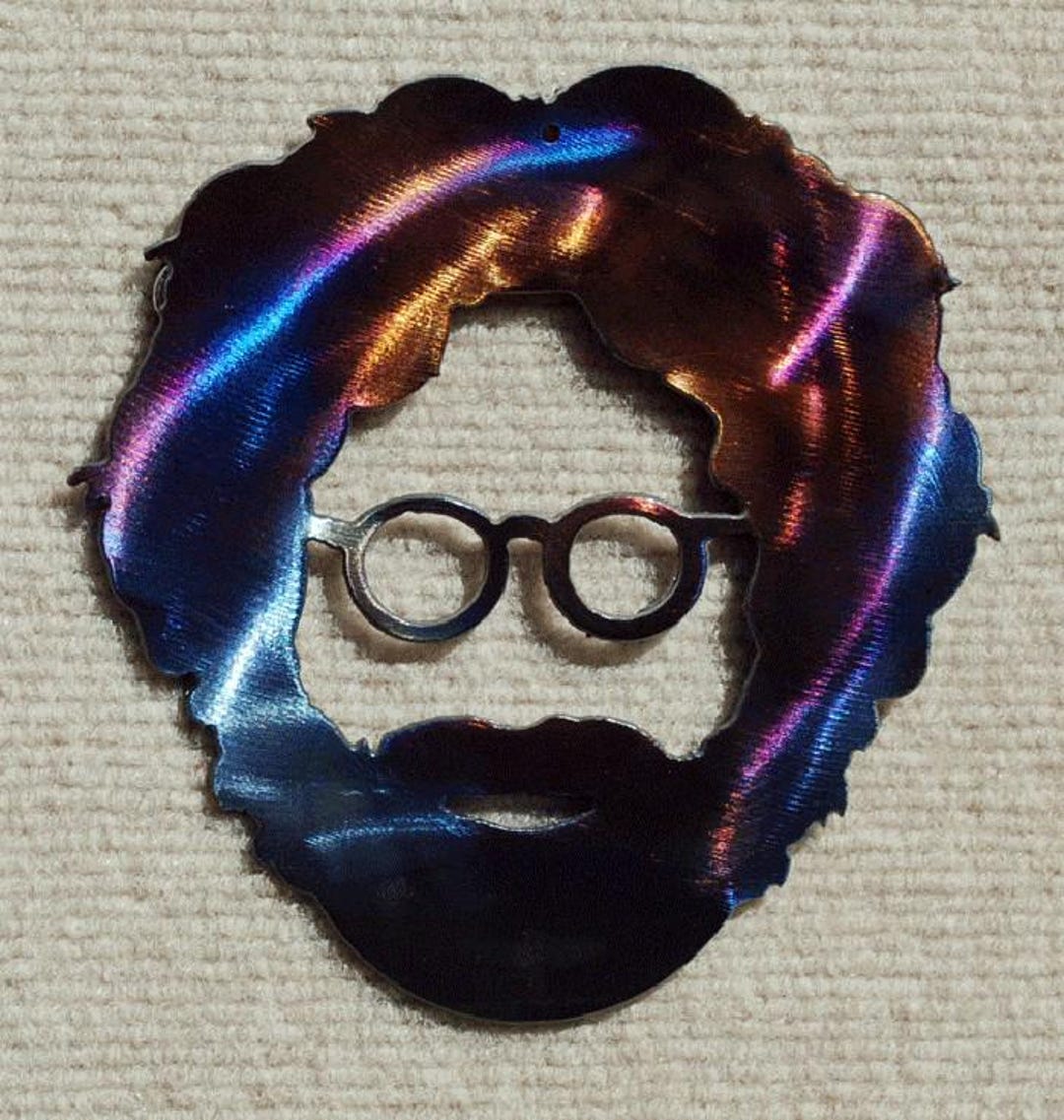 Jerry Garcia of the Grateful Dead Metal Art - FREE SHIPPING!! - Etsy