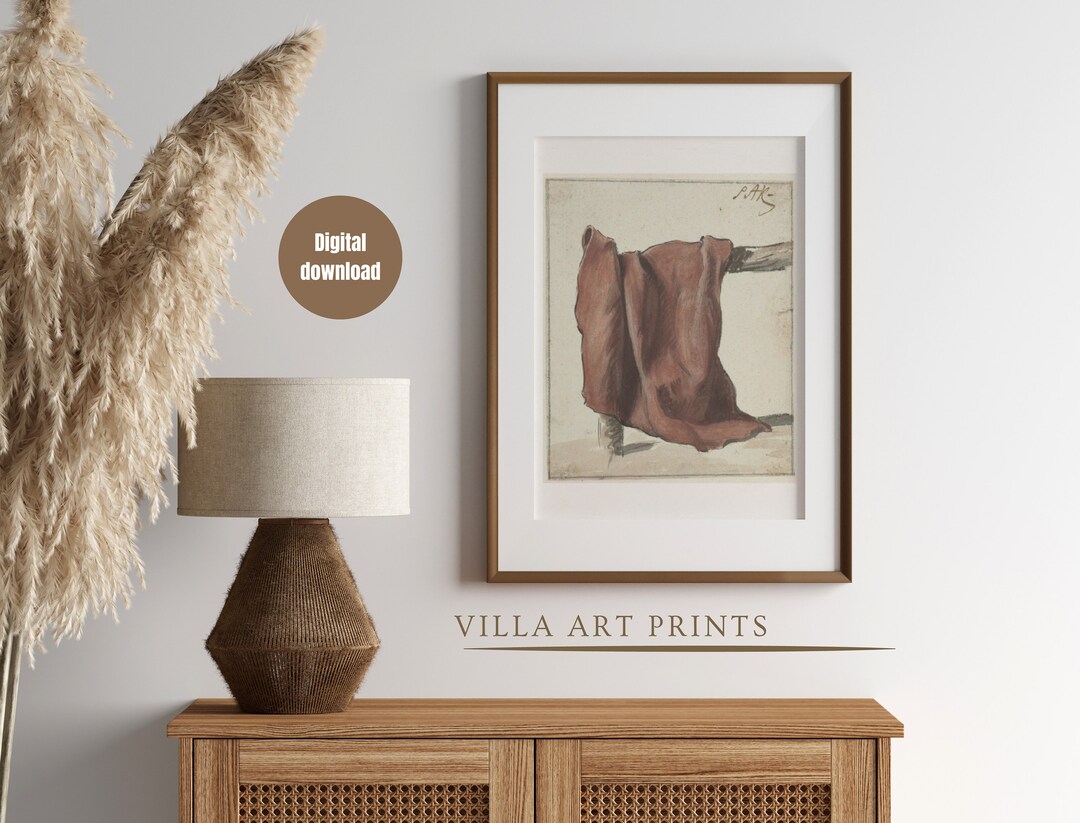 Vintage Still Life Farmhouse Oil Painting, Rustic Cottage Still Life ...