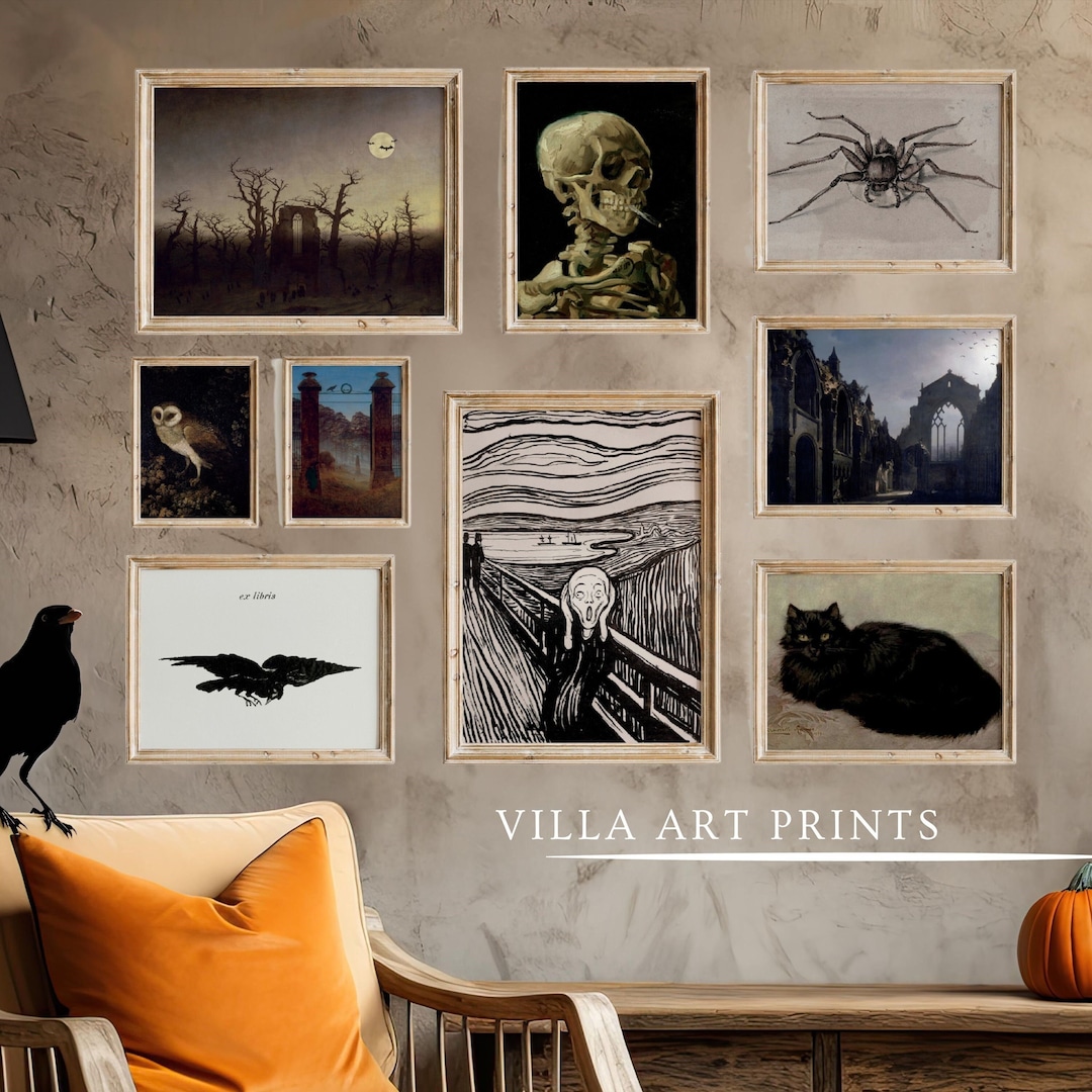 Dark Academia Bundle Halloween Gallery Dark Cottagecore Vintage ...