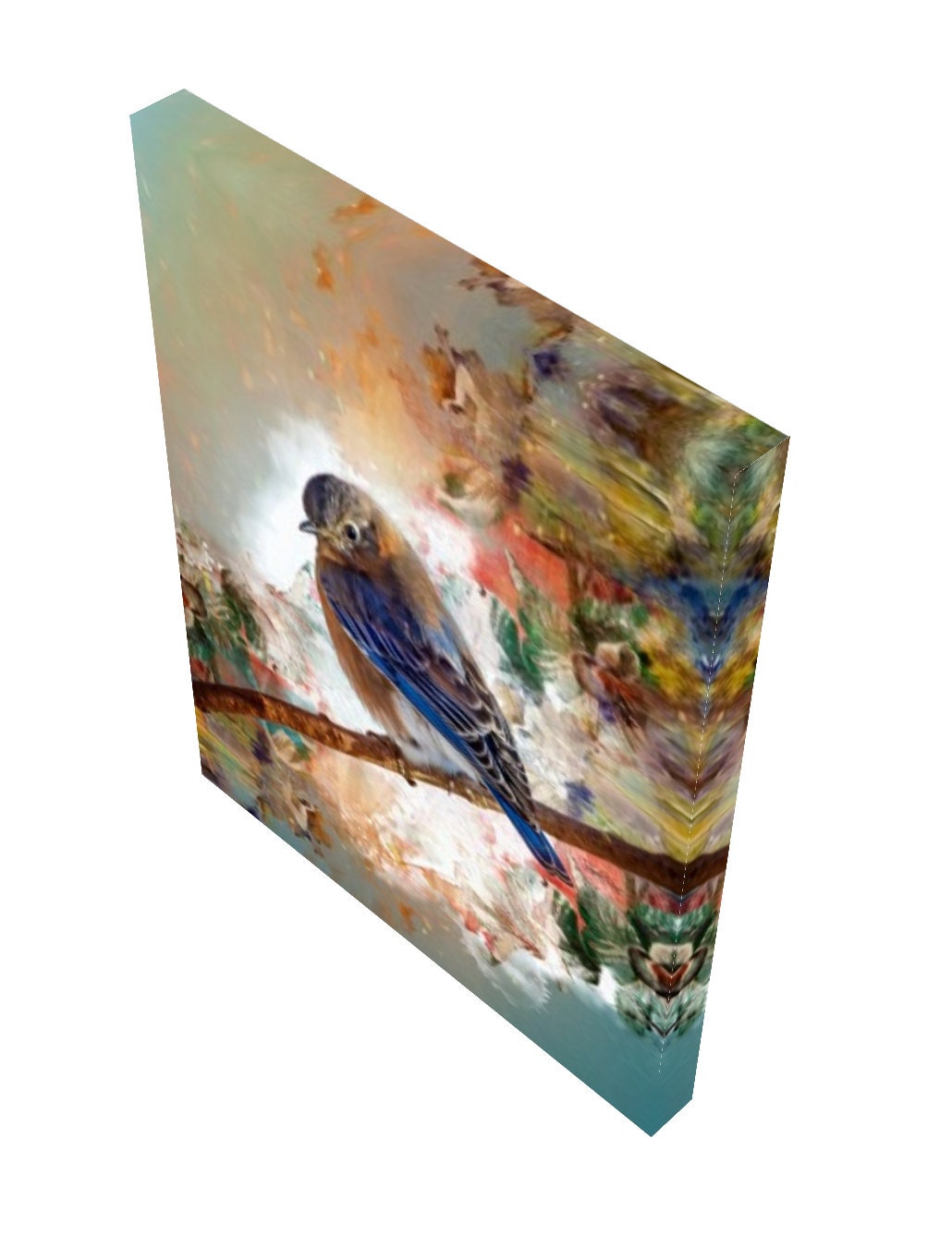 EASTERN BLUEBIRD ART Owl Wall Art Bird Lover Artwork Fine Art Birds ...