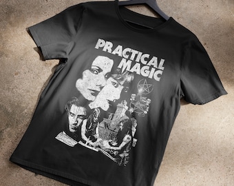 Practical Magic White T-shirt Nicole Kidman, Sandra Bullock. Men's ...
