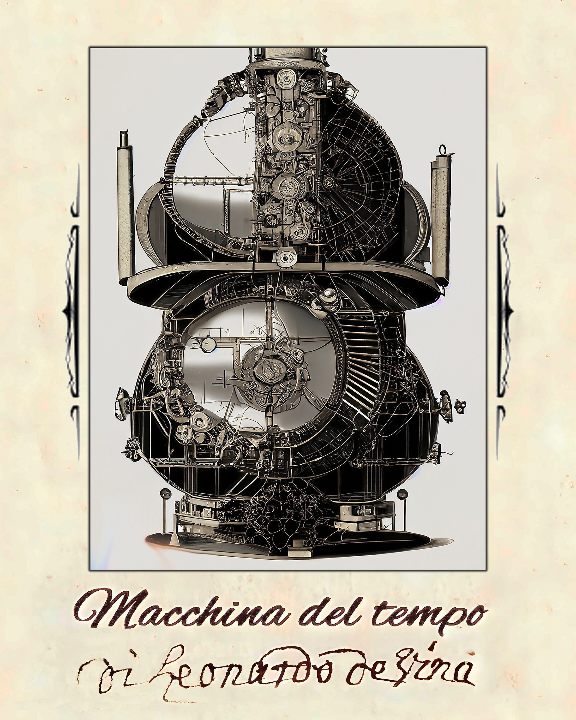 Davinci Time Machine 001 Giclee Art Print. - Etsy