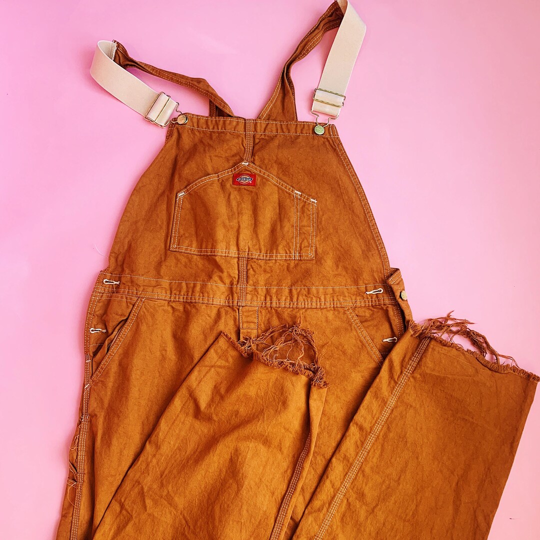 Ochre Dickies Cut-off Overalls - Etsy
