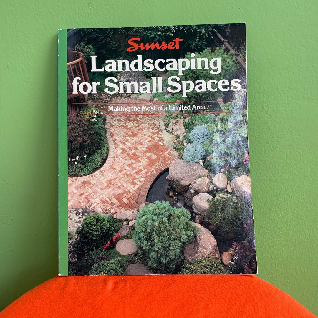 Vintage Book Landscaping for Small Spaces - Etsy