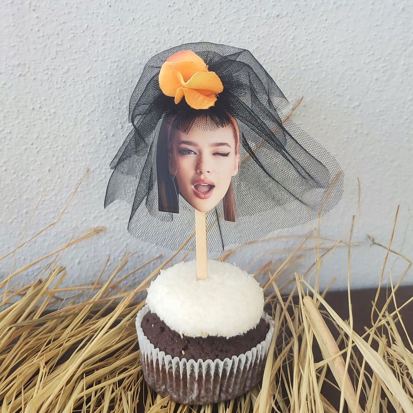 3D Black Veil Photo Cake Decoration,bachelorette Party,halloween ...
