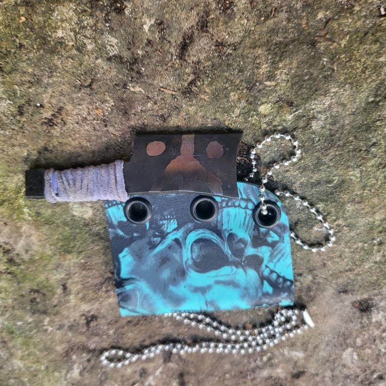Mini Cleaver Neck Knife - Etsy