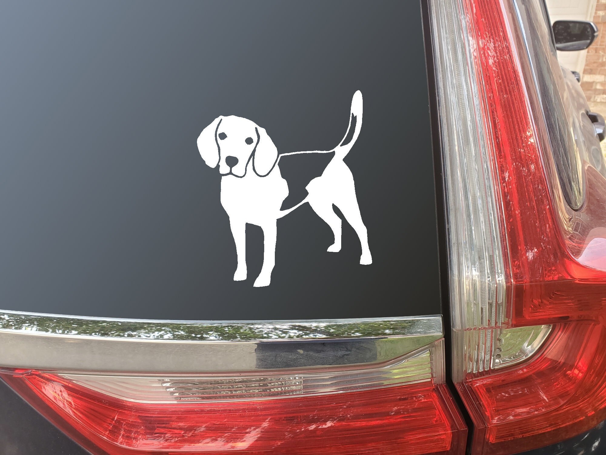 Beagle Decal Car Decal Car Sticker Bumper Sticker Laptop - Etsy