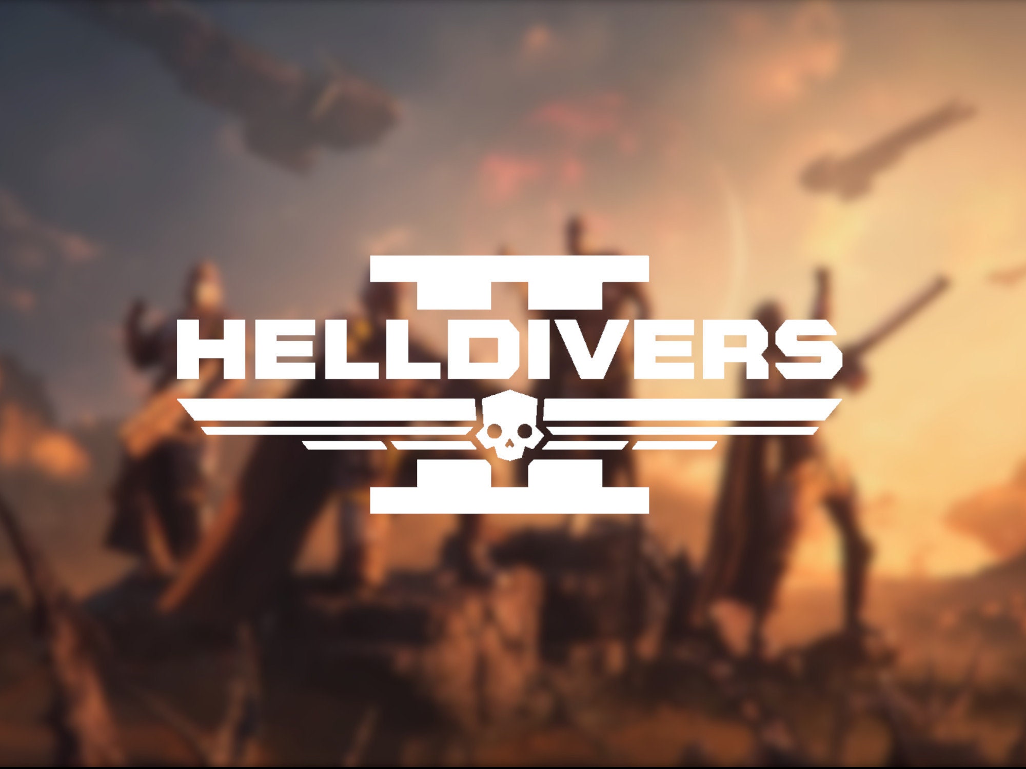 Customizable Helldivers 2 Decal PC Sticker Gamer Gift Car Decal Bumper ...