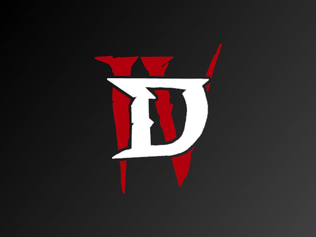 Diablo 4 Logo Sticker, Car Decal, Diablo IV Sticker, Diablo 4 Decal ...