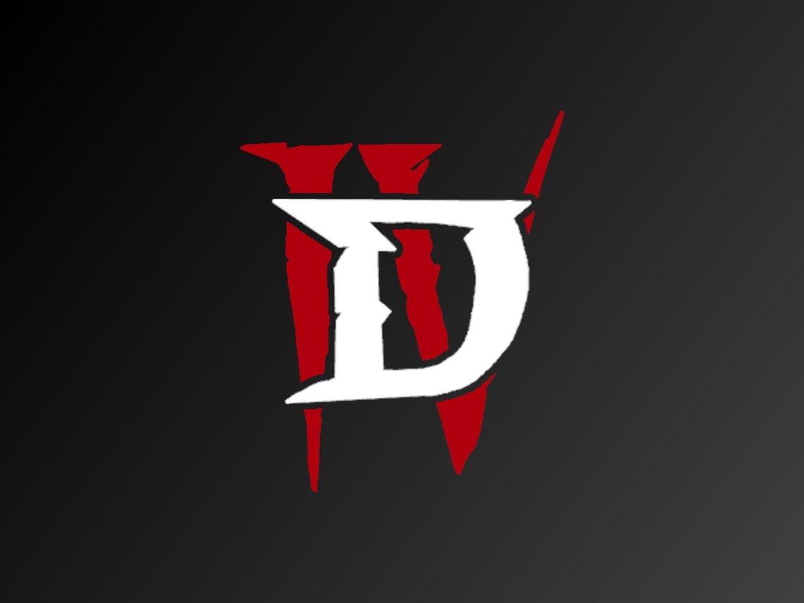 Diablo 4 Logo Sticker, Car Decal, Diablo IV Sticker, Diablo 4 Decal ...