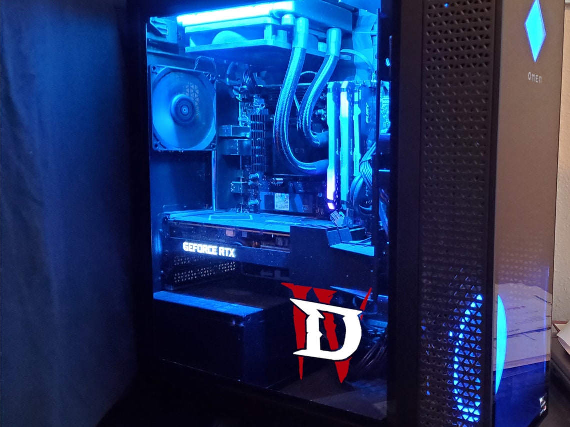 Diablo 4 Logo Sticker, Car Decal, Diablo IV Sticker, Diablo 4 Decal ...