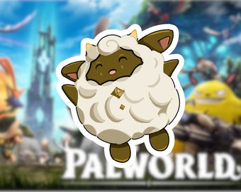 Cute Palworld Cattiva Waterproof Stickers Phone Notebook Laptop PC ...