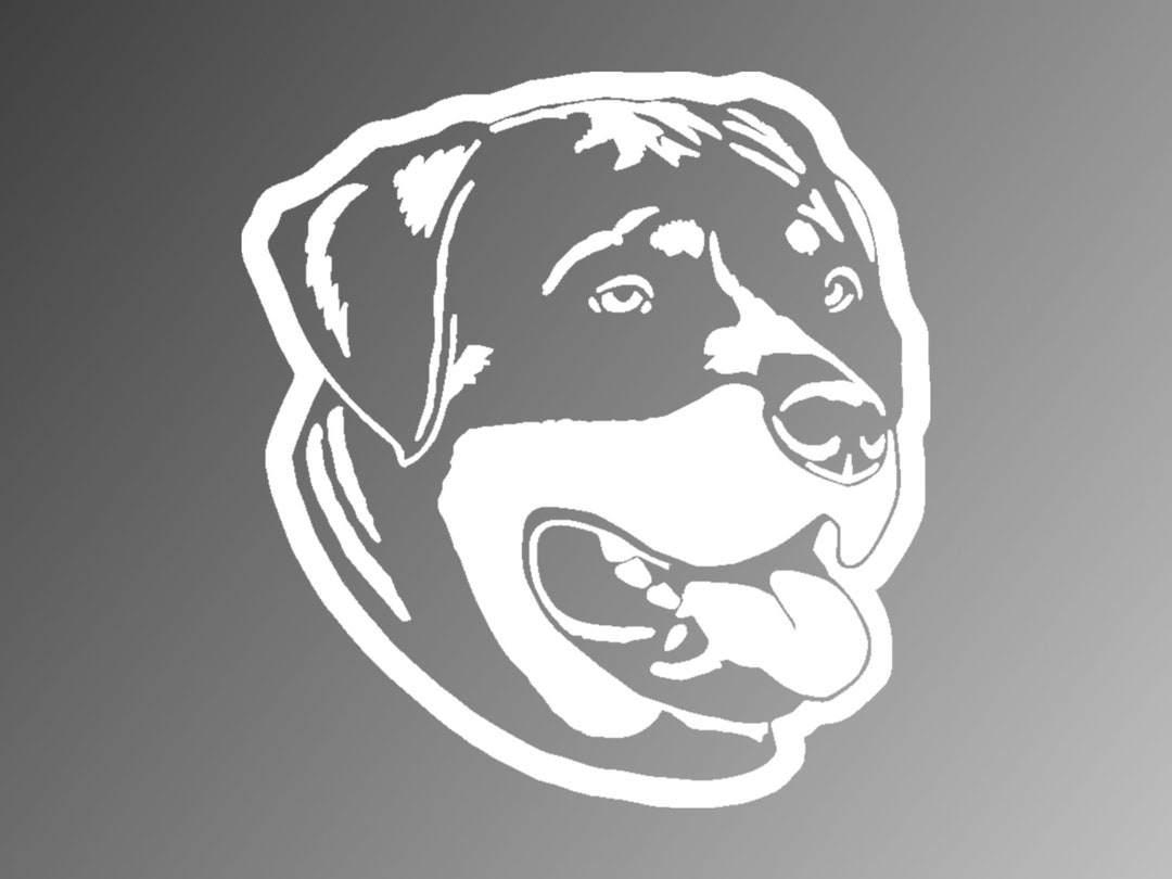 Rottweiler Decal, Dog Decal, Dog Sticker, Car Decal, Car Sticker ...