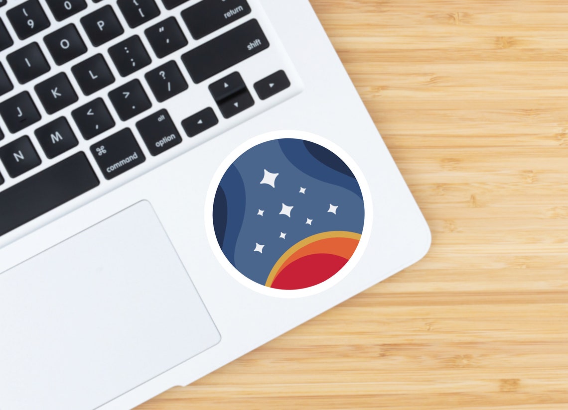 Starfield Waterproof Sticker Constellation PC Laptop Phone Notebook ...