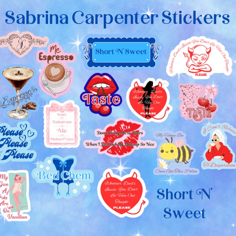 Sabrina Carpenter Poster Sets - Etsy
