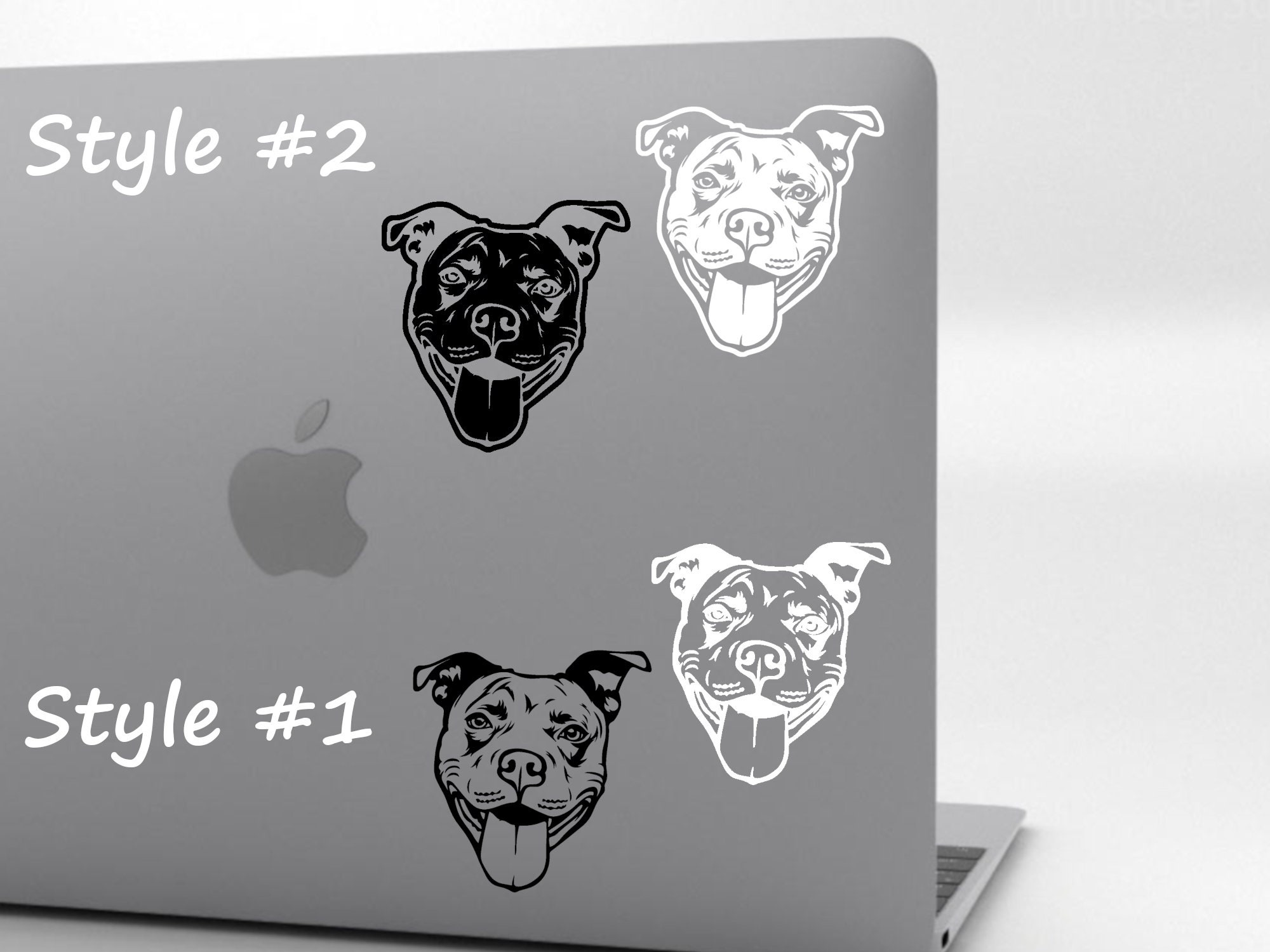 Pitbull Decal, Dog Decal, Dog Sticker, Car Decal, Car Sticker, Bumper ...