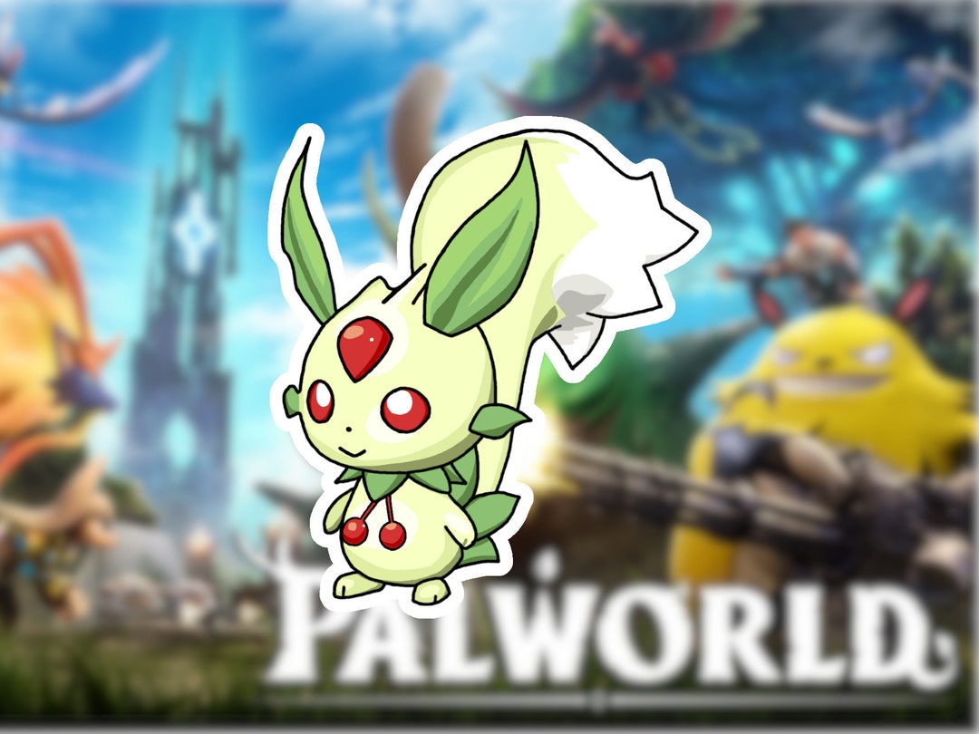 Palworld Lifmunk Waterproof Stickers Phone Notebook Laptop PC ...