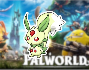 Cute Palworld Cattiva Waterproof Stickers Phone Notebook Laptop PC ...
