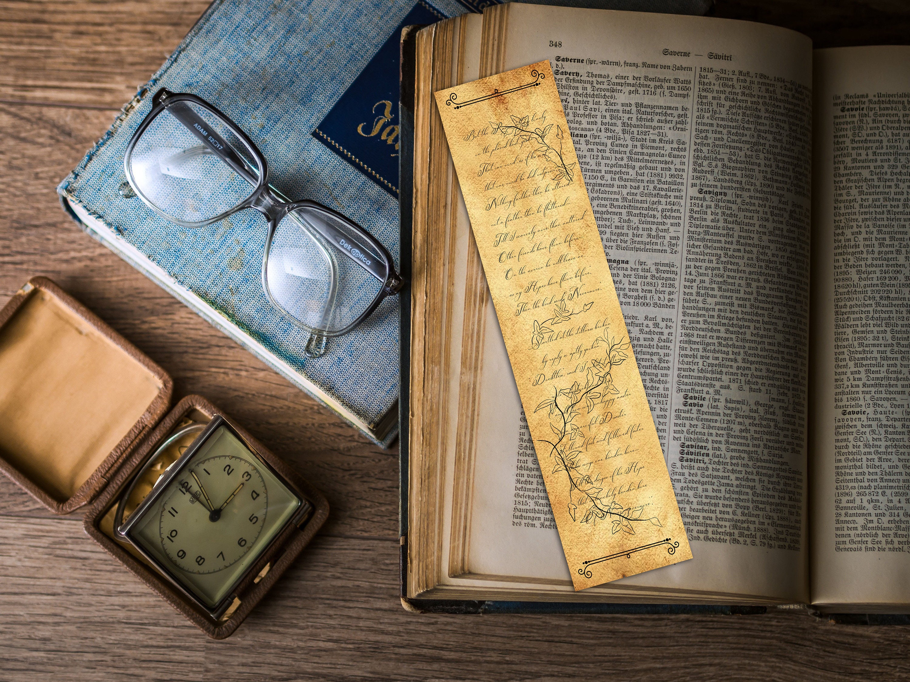 Raven Bookmarks - Set of 6 Printable Raven Themed Bookmarks - Gothic ...