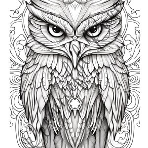 13 Majestic Owls - Printable Adult Coloring Pages - Owl Coloring ...