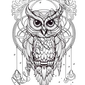 13 Majestic Owls - Printable Adult Coloring Pages - Owl Coloring ...