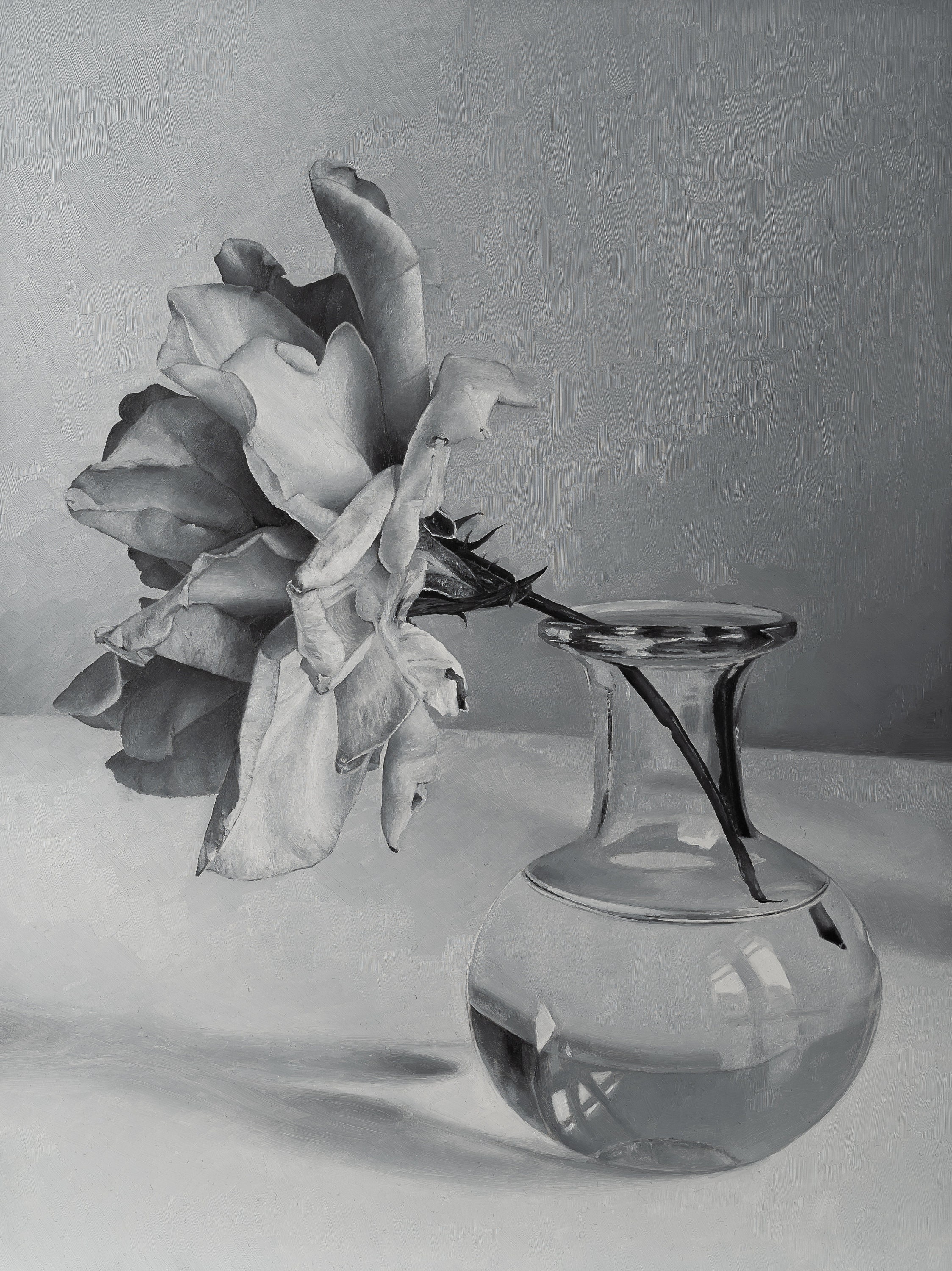 Rose Reverie; Original Oil Painting by Zdenka Kiss; 23x30cm - Etsy