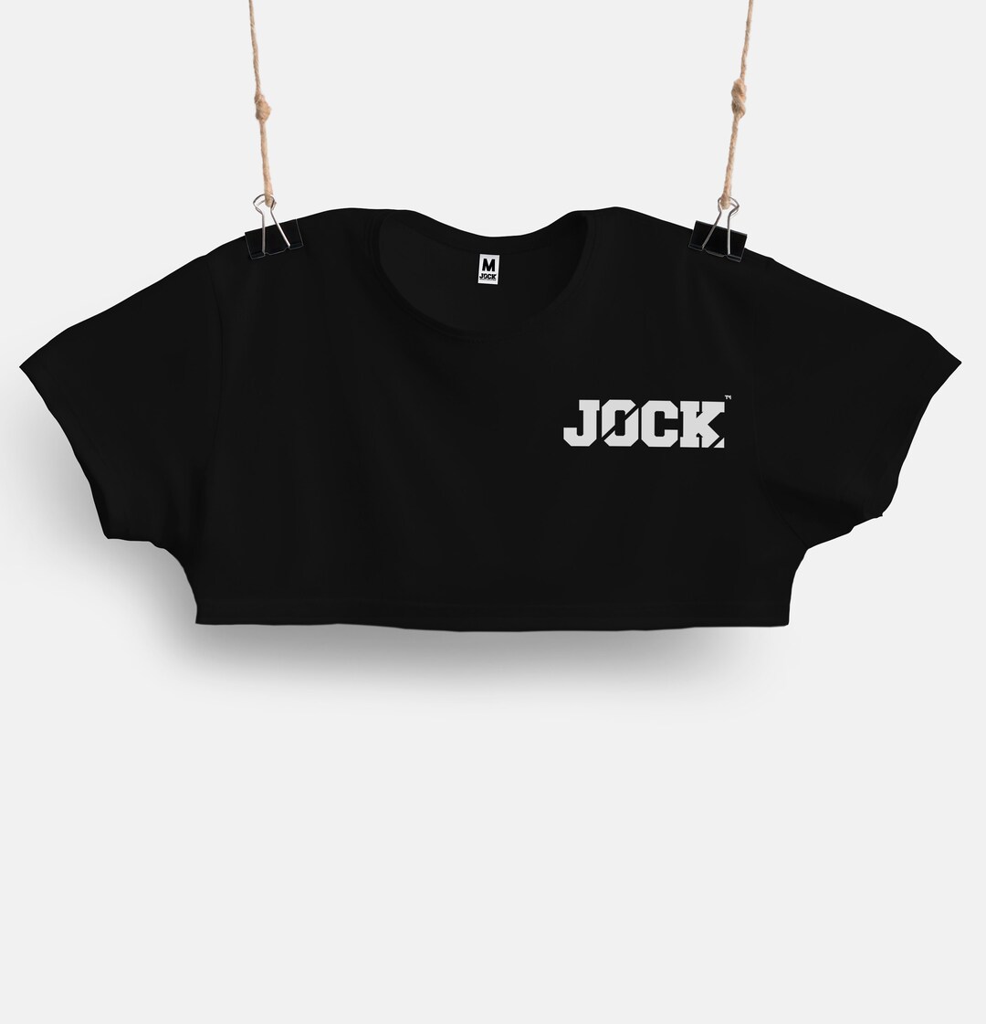 JOCK (small Logo) Printed JOCK Tribe Crop - Etsy