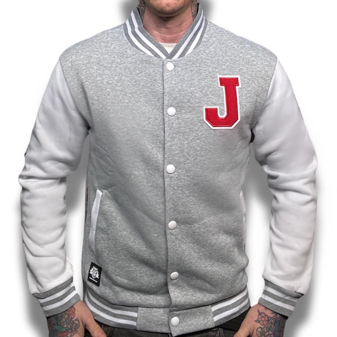 Jock Varsity Classic Grey Varsity Jumper by Jock – Timeless Style and ...