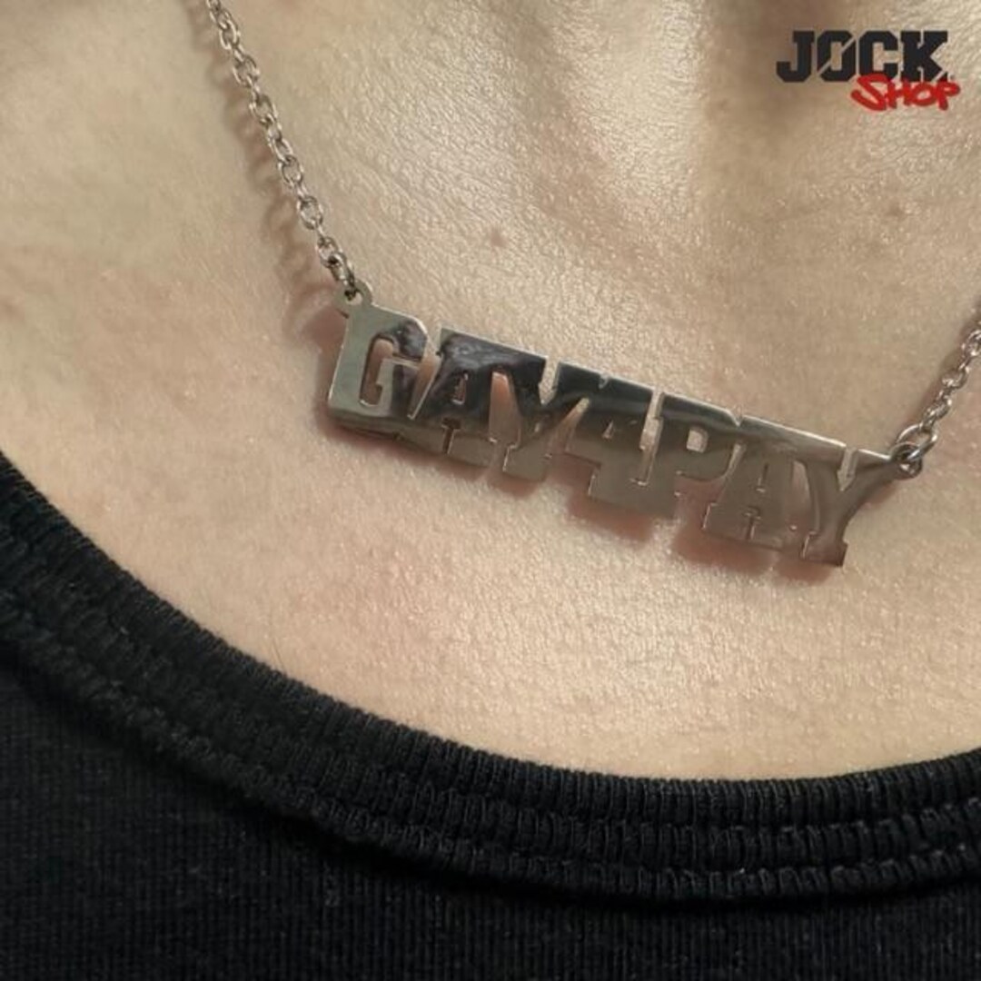 GAY4PAY Stainless Steel JOCK Tribe Chain and Pendant - Etsy