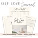 Self Love Journal, Self Love Printable, Mental Health Journal, Wellness ...