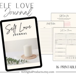 Self Love Journal, Self Love Printable, Mental Health Journal, Wellness ...