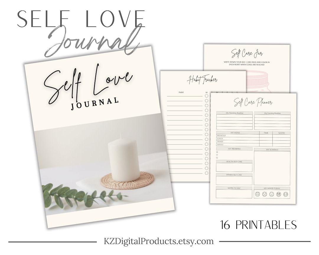 Self Love Journal Self Love Printable Mental Health Journal - Etsy