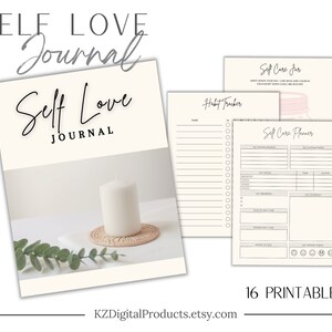 Self Love Journal, Self Love Printable, Mental Health Journal, Wellness ...