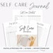 Self Care Journal, Self Care Printable, Mental Health Journal, Wellness ...