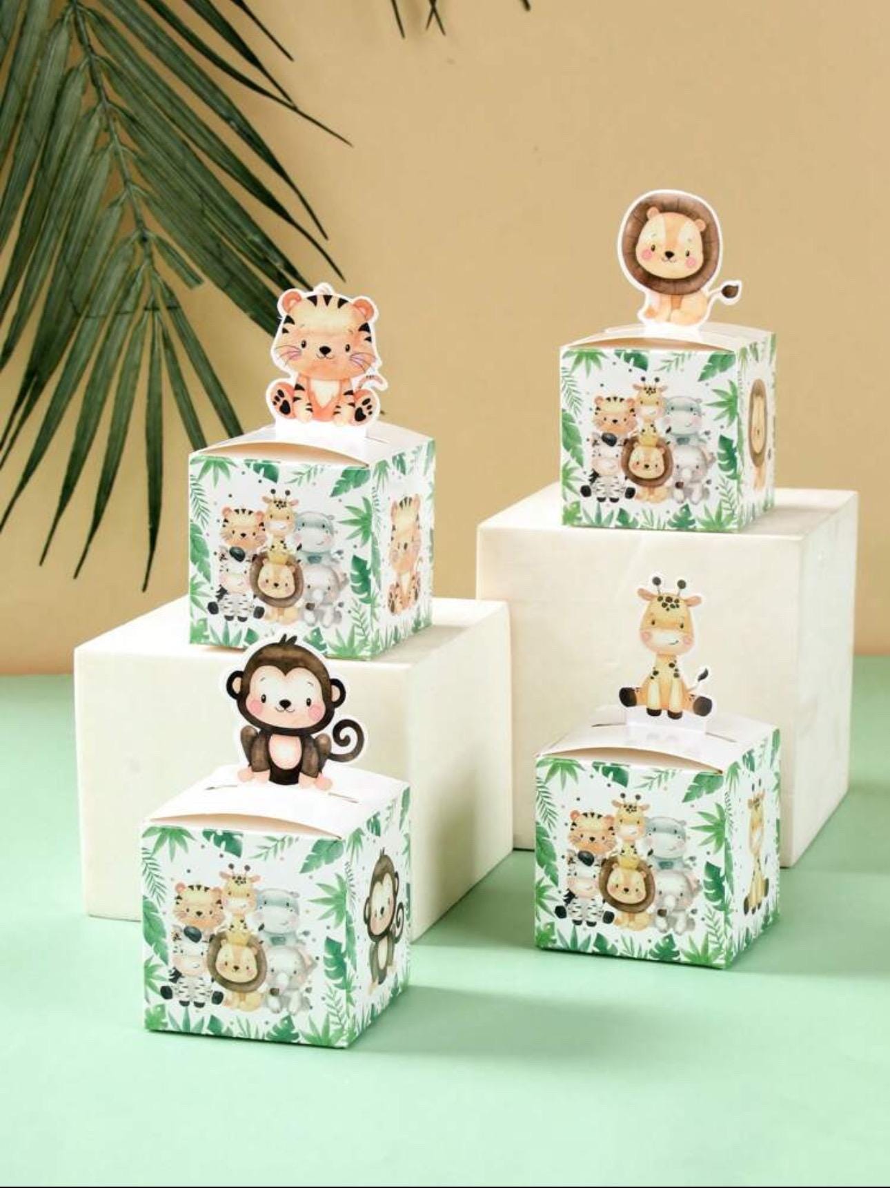 Jungle Animal Mini Favor Boxes: Safari Theme Party Decoration - Etsy