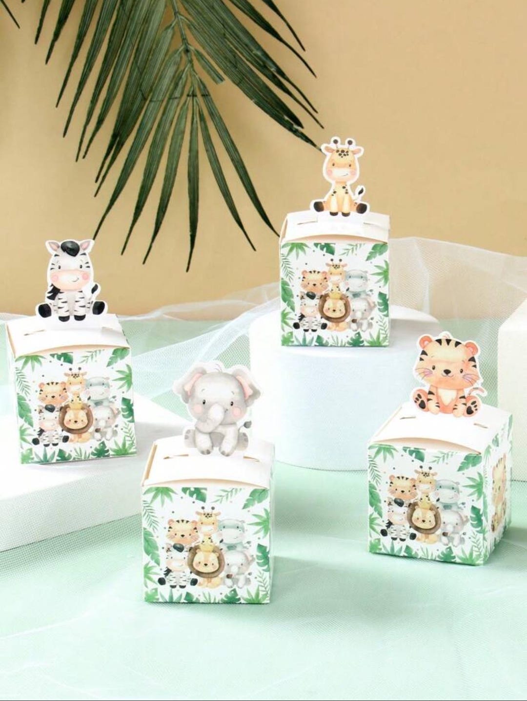 Jungle Animal Mini Favor Boxes: Safari Theme Party Decoration - Etsy