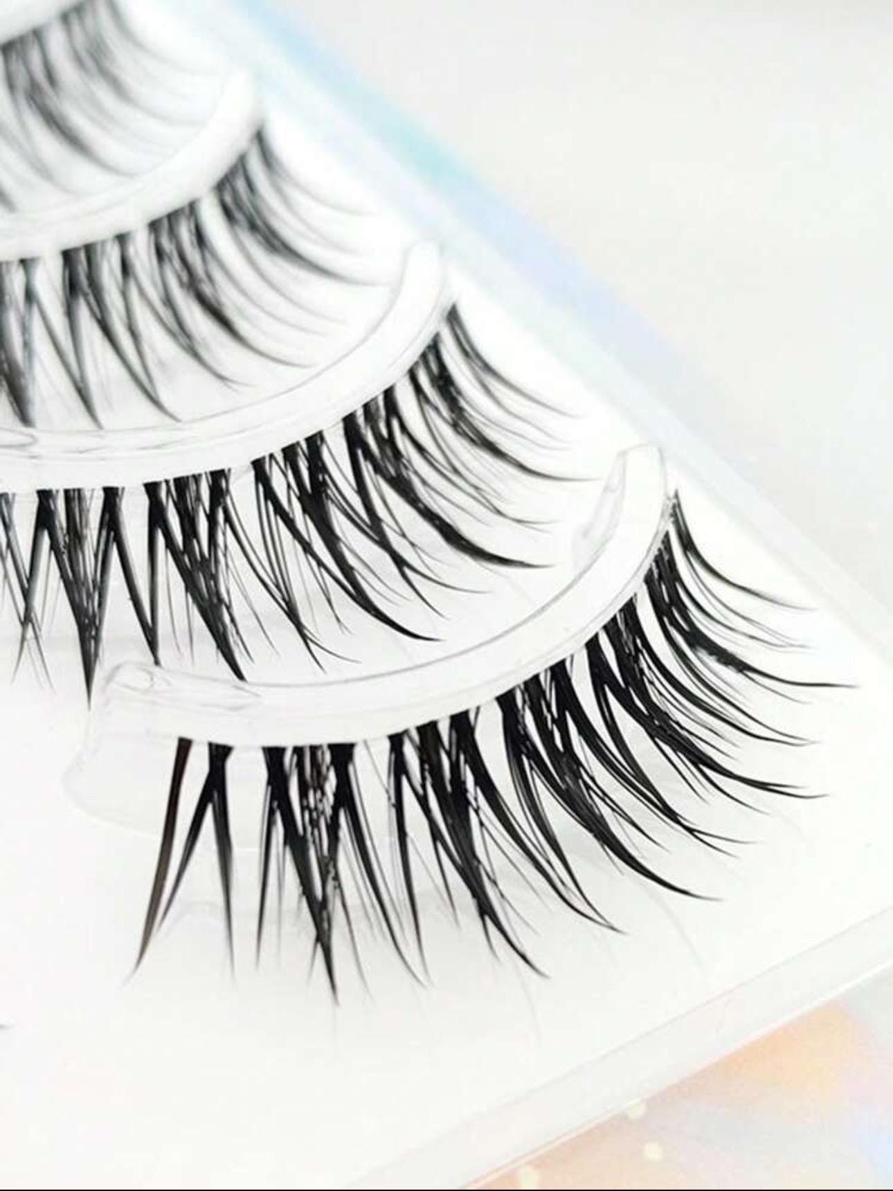 10pcs (5 Pairs) Cartoon Style False Eyelashes, One Piece Eyelash ...