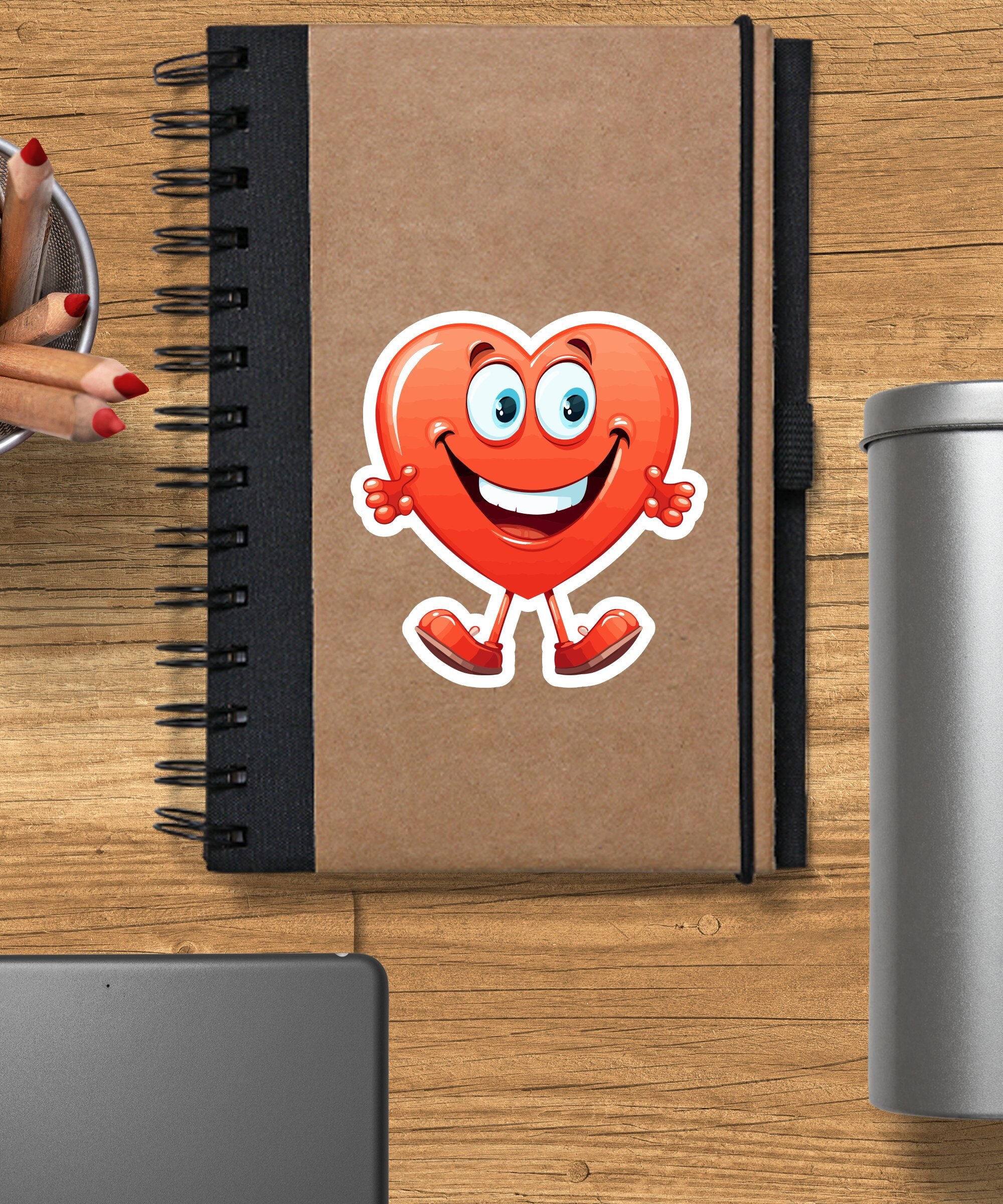 Heart Face SVG Png Eps, Commercial Use Clipart Vector Graphics for Wall ...