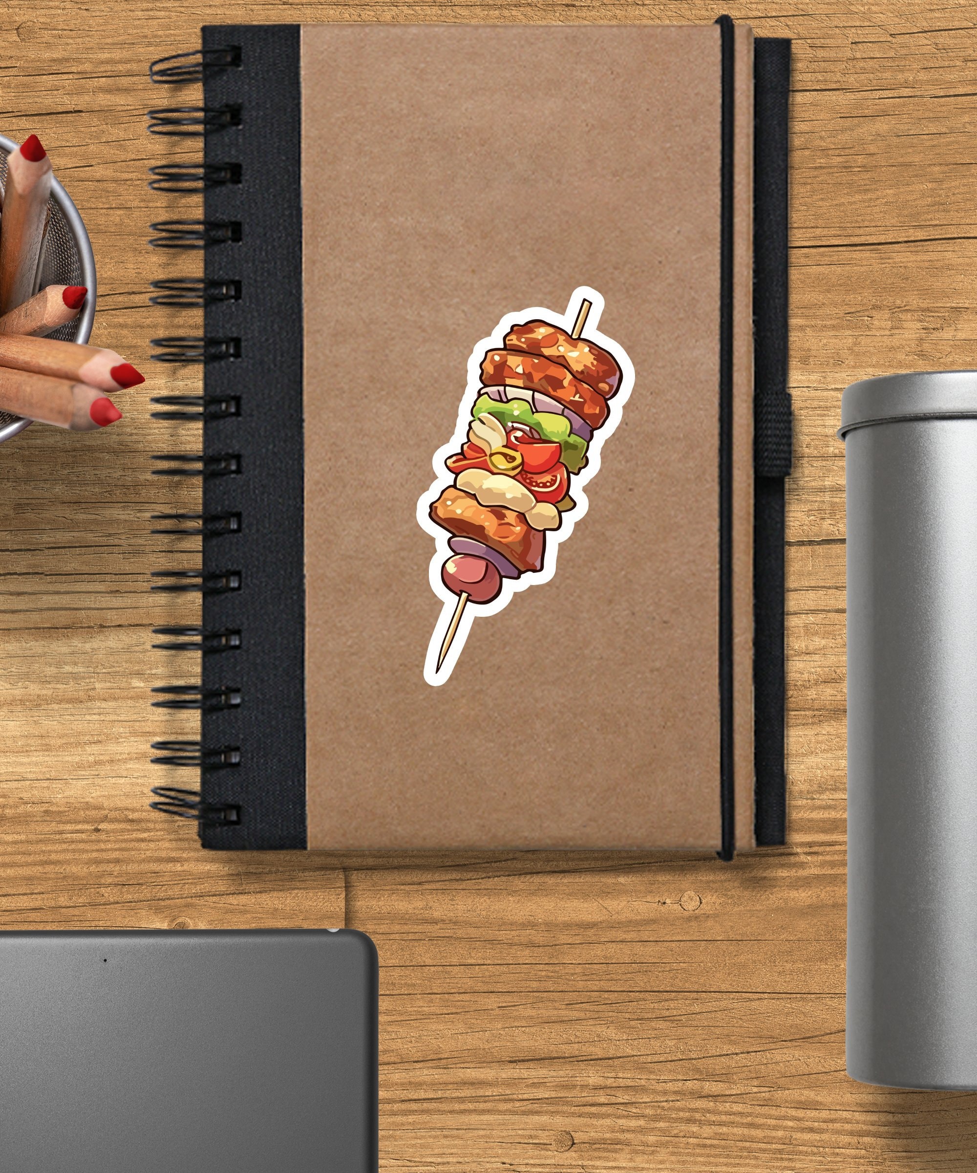 Cartoon Kabob SVG Png Eps, Commercial Use Clipart Vector Graphics for ...