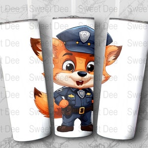 Cartoon Police Fox Svg Png Eps, Commercial Use Clipart Vector Graphics ...