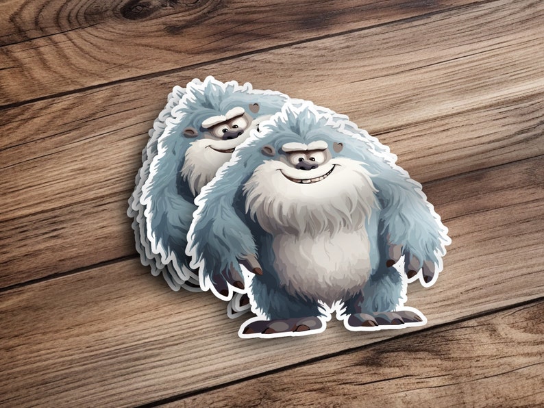 Yeti SVG Png Eps, Commercial Use Clipart Vector Graphics for Wall Art ...