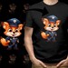 Cartoon Police Fox Svg Png Eps, Commercial Use Clipart Vector Graphics ...