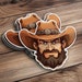 Cowboy Face SVG Png Eps, Commercial Use Clipart Vector Graphics for ...