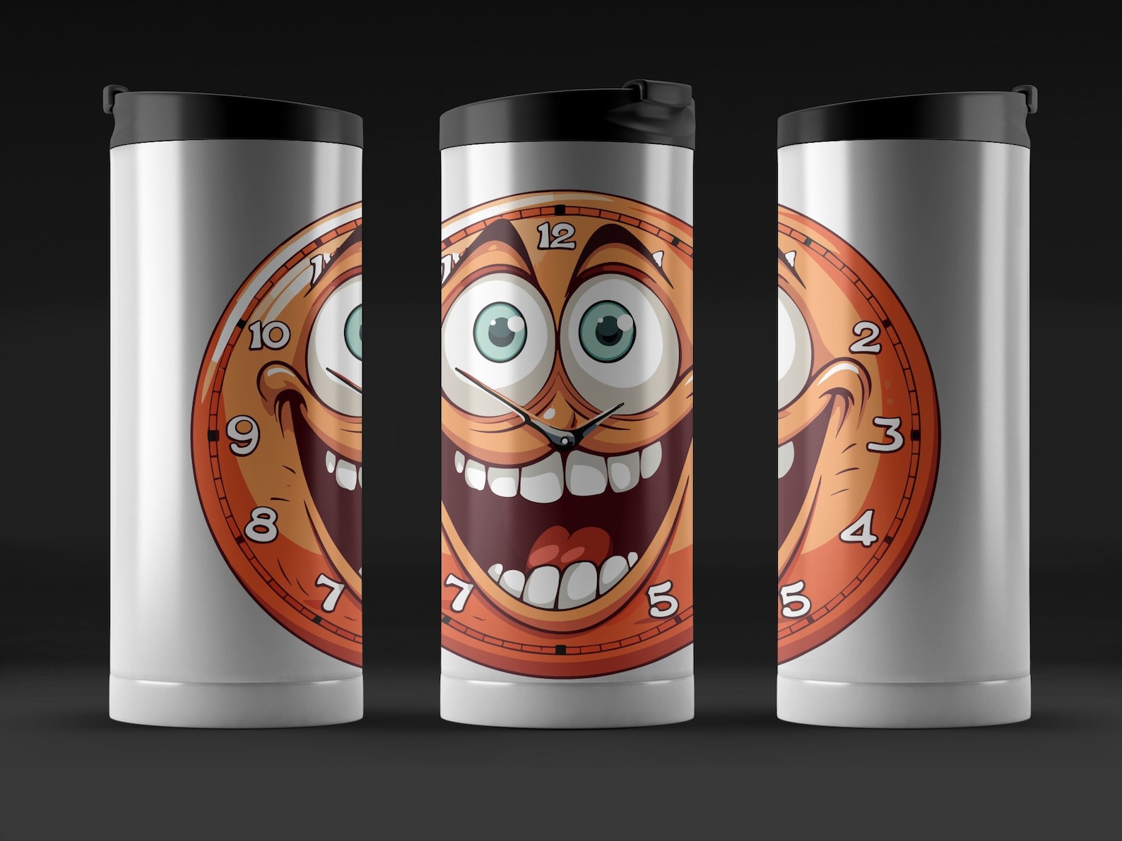 Cartoon Clock Face SVG Png Eps, Commercial Use Clipart Vector Graphics ...