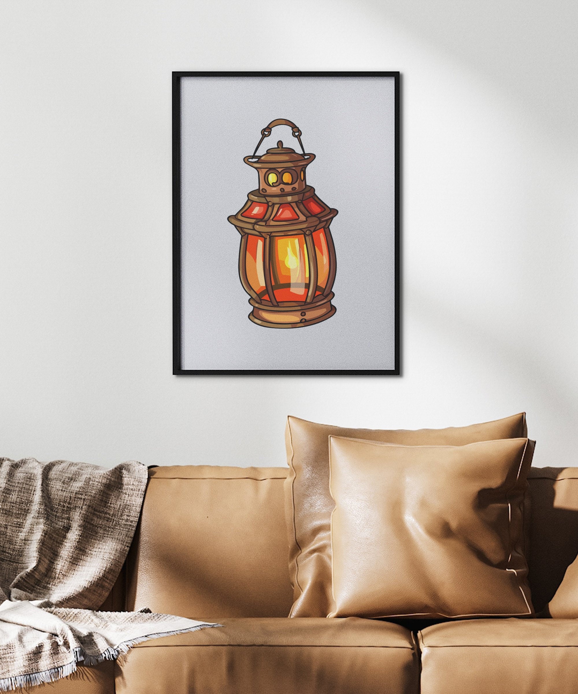 Cartoon Lantern SVG Png Eps, Commercial Use Clipart Vector Graphics for ...