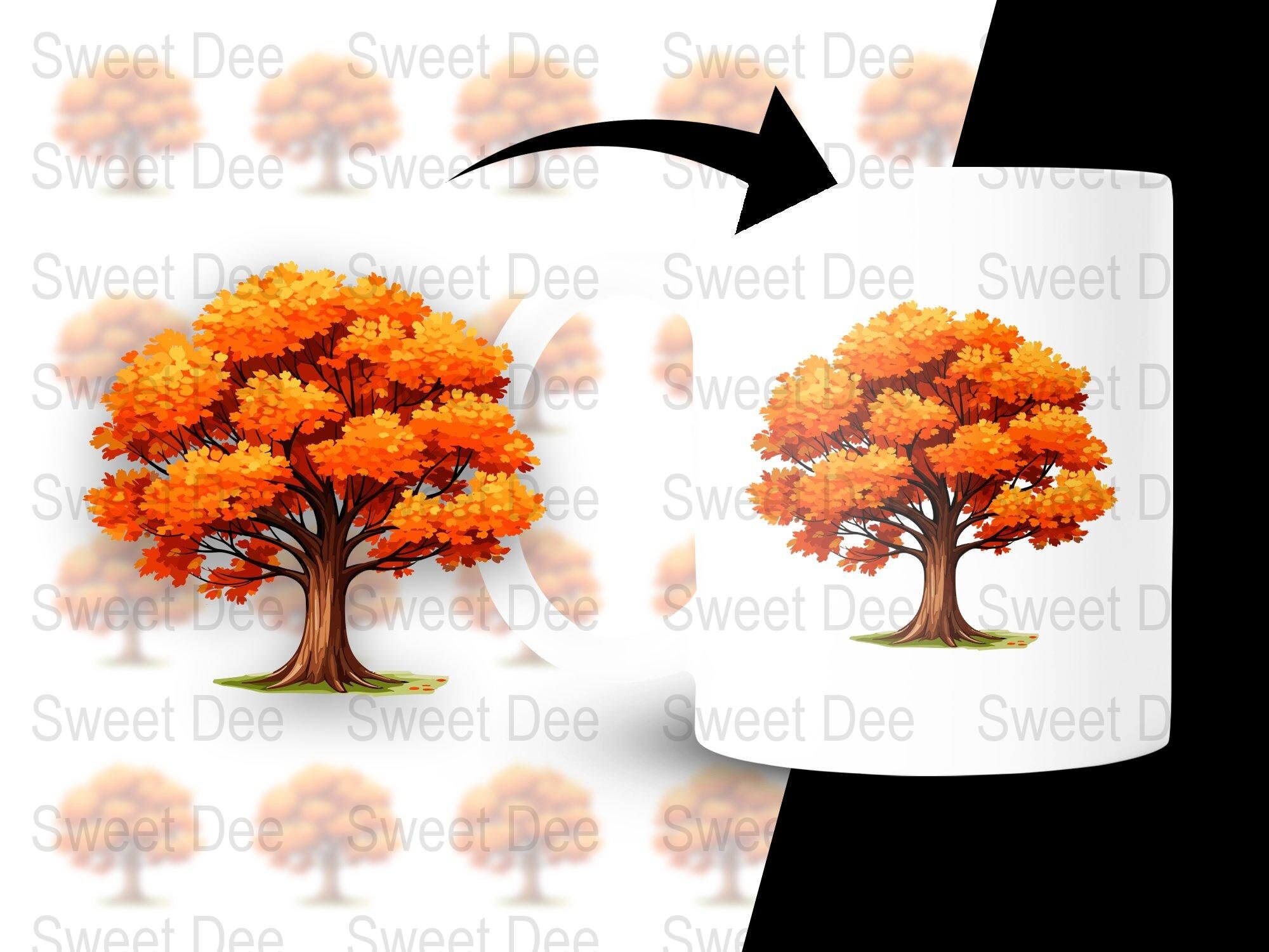 Cartoon Cute Maple Tree Svg Png Eps, Commercial Use Clipart Vector ...