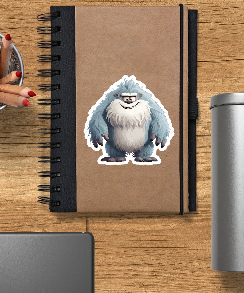 Yeti SVG Png Eps, Commercial Use Clipart Vector Graphics for Wall Art ...