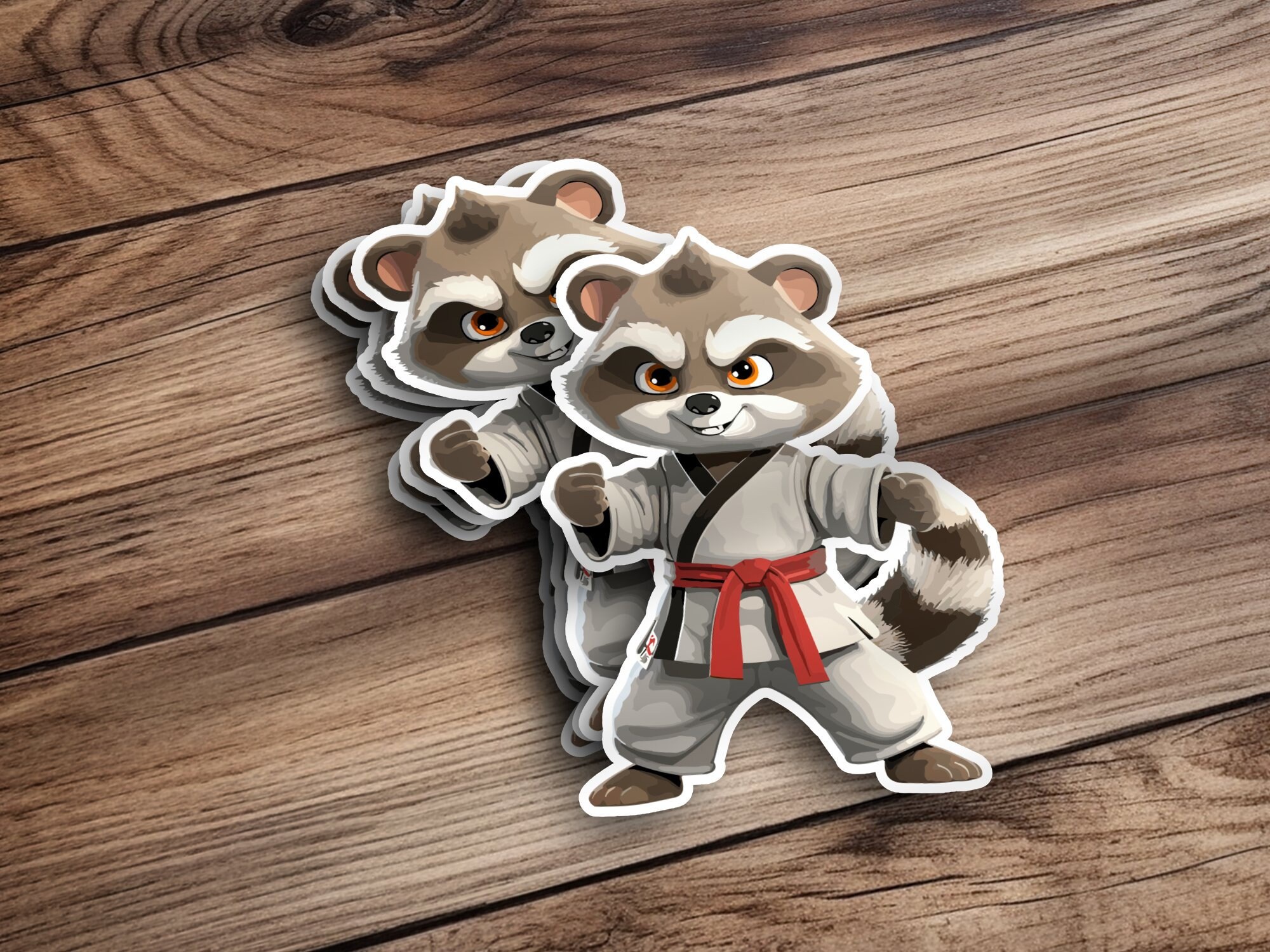 Raccoon Karate SVG Png Eps, Commercial Use Clipart Vector Graphics for ...