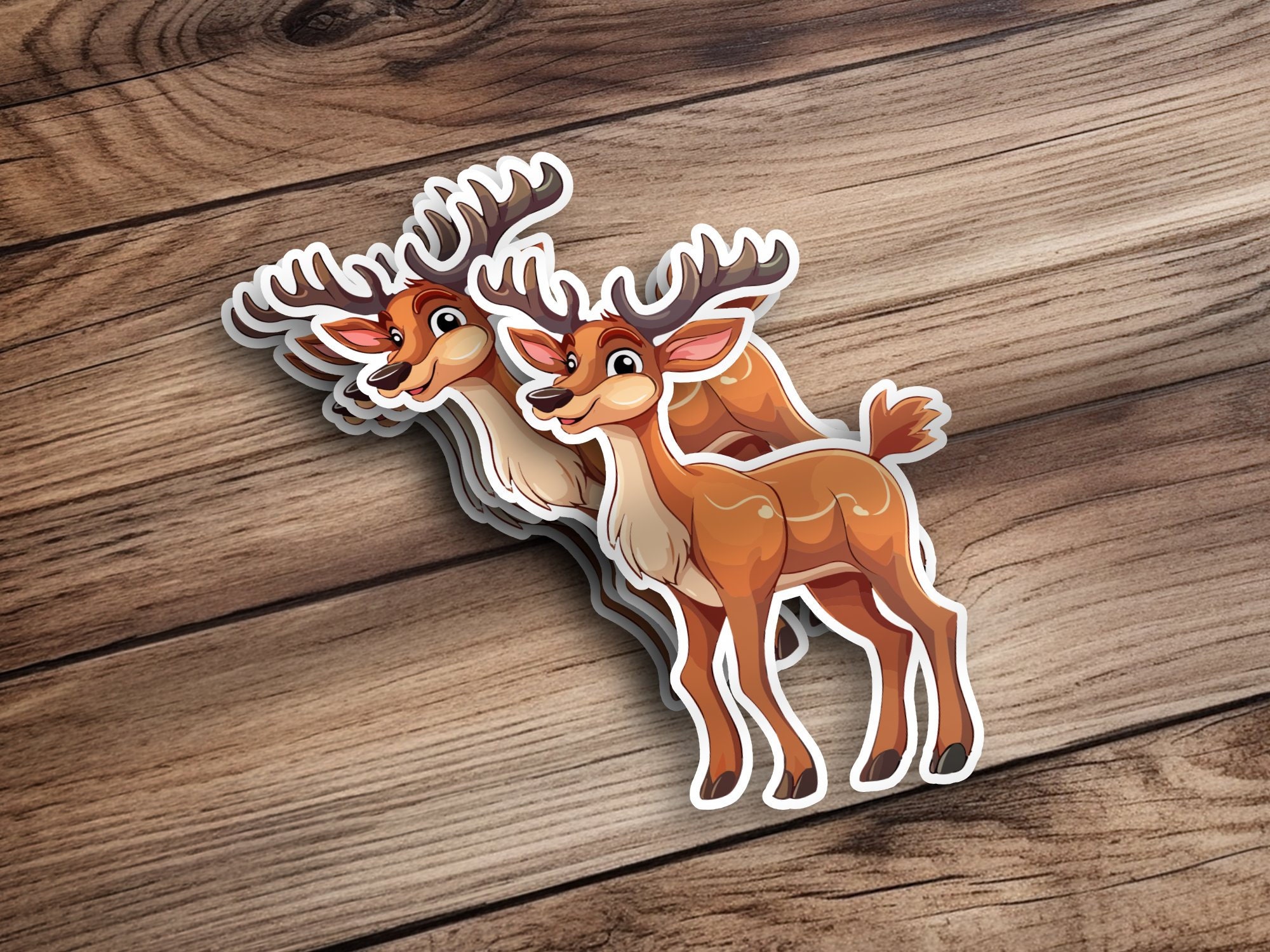 Cartoon Deer SVG Png Eps, Commercial Use Clipart Vector Graphics for ...